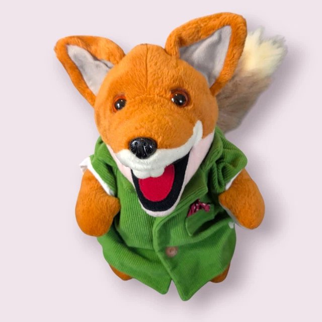 VINTAGE BASIL BRUSH Hand Puppet BBC TV Fox Character Boom Boom 2003 £25 ...