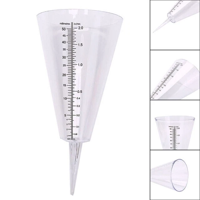 EASY-READ GAUGING TOOLS Rain Measurement Rainfall Rain Gauge Rain ...