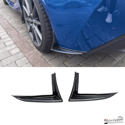 FITS 2022 2023 Toyota GR86 Subaru BRZ Rear Bumper Winglets Splitter ...