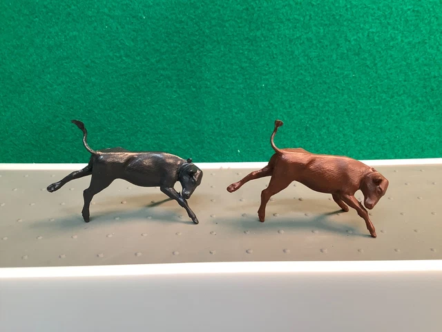 VINTAGE MARX FARM Play Set 54Mm Frisky Calf Figures £5.69 - PicClick UK