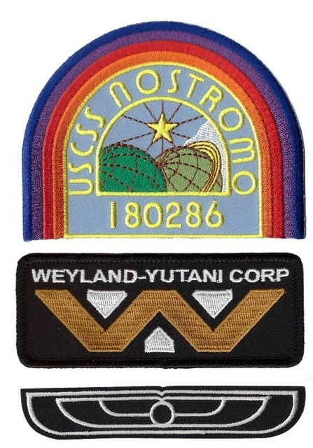 BLUE - ALIEN Movie Weyland USCSS Nostromo USCM Crew Costume [3 patch ...