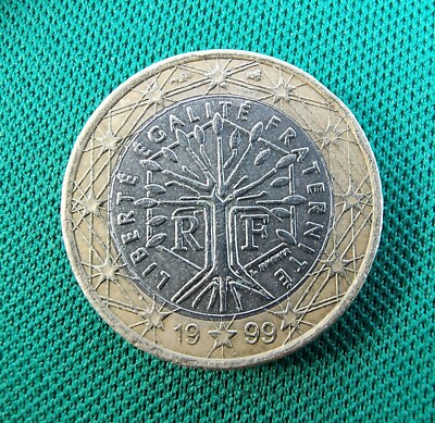 MONETA RARA DA 1 Euro, Francia, data 1999 errore conio EUR 69,00 ...