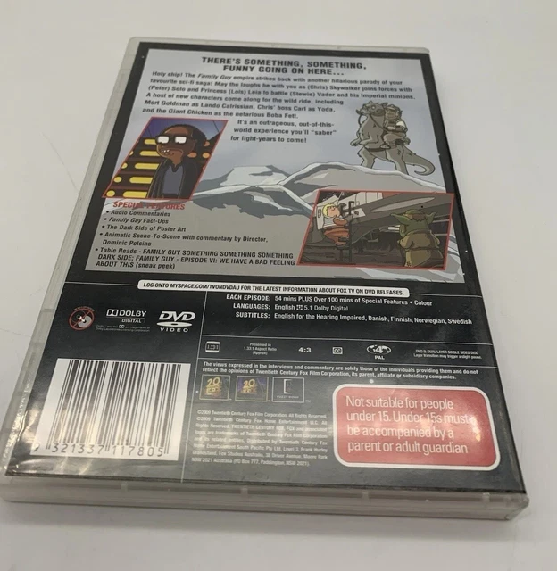 FAMILY GUY SOMETHING Something Something Dark Side (DVD, 2009) £2.35 ...
