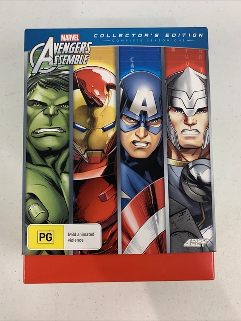 MARVEL AVENGERS ASSEMBLE Collectors Edition Season 1 DVD Region 4 $23. ...
