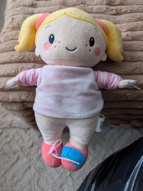 ALDI LITTLE TOWN Timeless Treasures Girl Play Doll Soft Stuffed Toy £5. ...