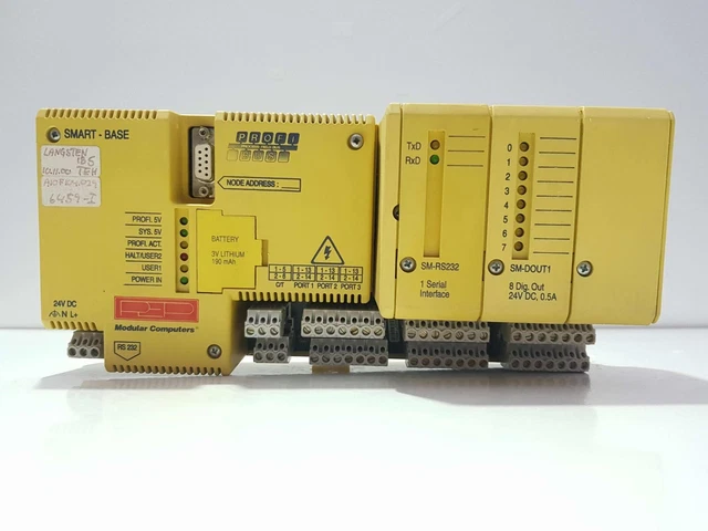 PEP MODULAR COMPUTER Smart Base Profibus With Sm-Rs232 + Sm-Dout1 EUR 1 ...