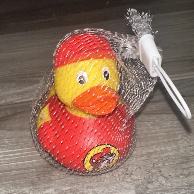 BUC-EE'S BEAVER RED Cap Rubber Ducky~Duck Duck Jeep Ducking 3.5” Tall ...