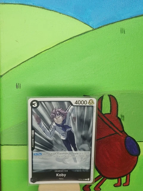 ONE PIECE TCG Koby Rare OP02-098 Paramount War Englisch EUR 1,00 ...