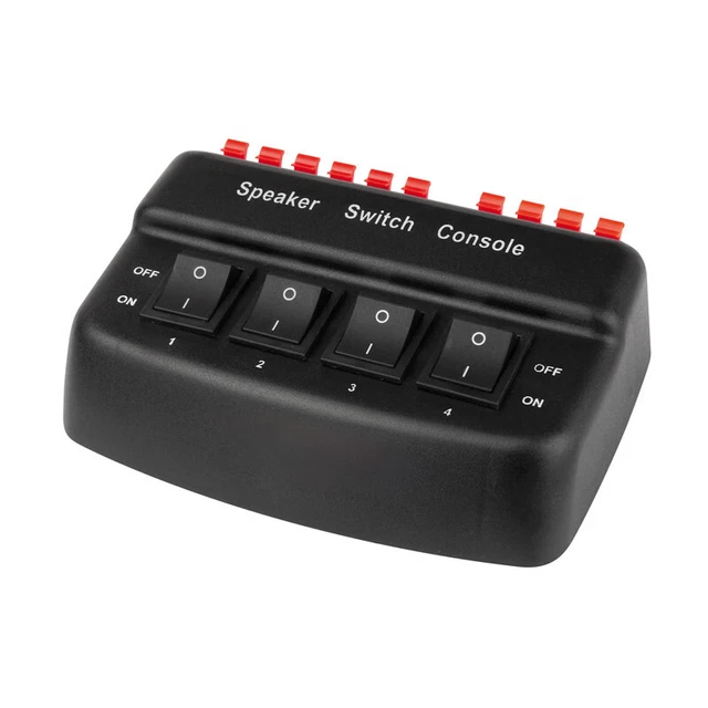 SPEAKERCONTROL 4-WAY SPEAKER Switch £17.28 - PicClick UK