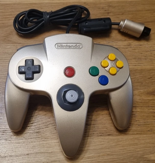 NINTENDO N64 OFFICIAL Controller Gold - Fully Tested & Working £25.00 ...