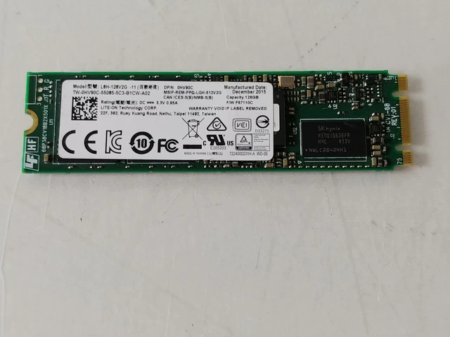 DISQUE SSD LITEON L8H-128V2G-11 128 Go M.2 80 mm SATA III EUR 10,93 ...