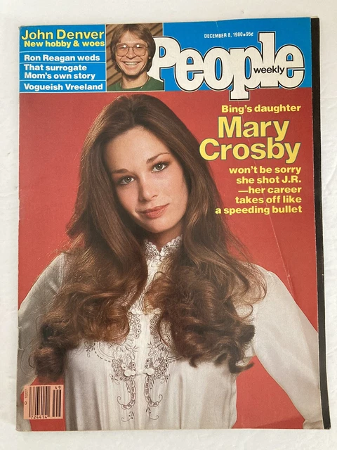 VINTAGE DECEMBER 8, 1980 People Magazine MARY CROSBY Newsstand Issue £7 ...
