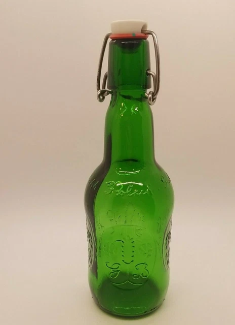 Vintage Grolsch Green Beer Bottle Porcelain Flip Swing Top £516 Picclick Uk