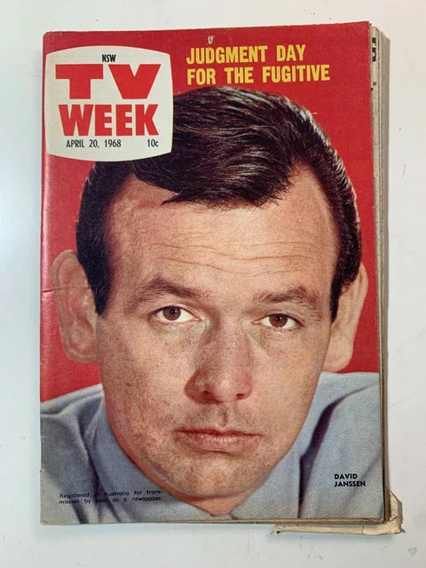 VINTAGE MAGAZINES - TV Week 20 April 1968 $65.00 - PicClick AU