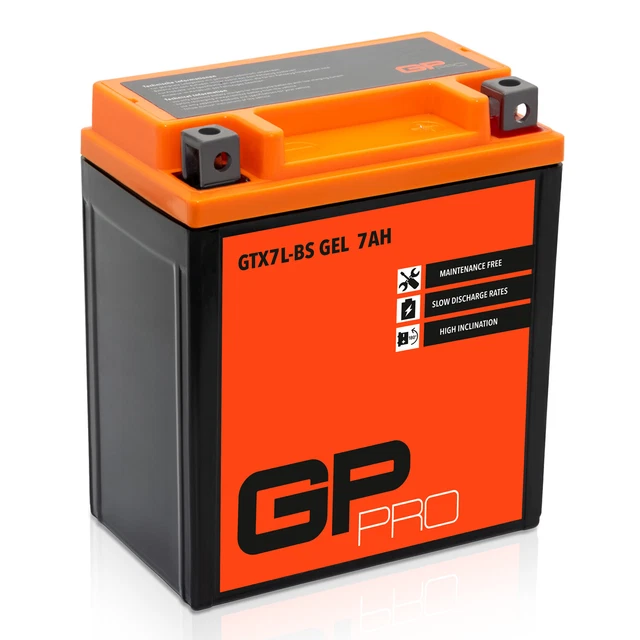 BATTERIE 12V 7AH GEL GP-PRO GTX7L-BS Motorrad ähnl YTX7L-BS CTX7L-BS ...