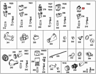 GENUINE MERCEDES COUPLING housing 0245457826 £5.46 - PicClick UK