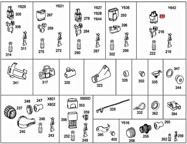 GENUINE MERCEDES COUPLING housing 0245457826 £7.94 - PicClick UK