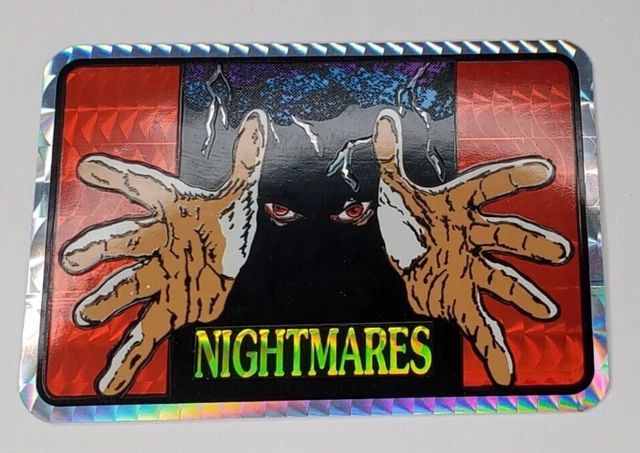 VINTAGE HORROR VENDING Machine Sticker Movie NIGHTMARES Prism £16.44 ...