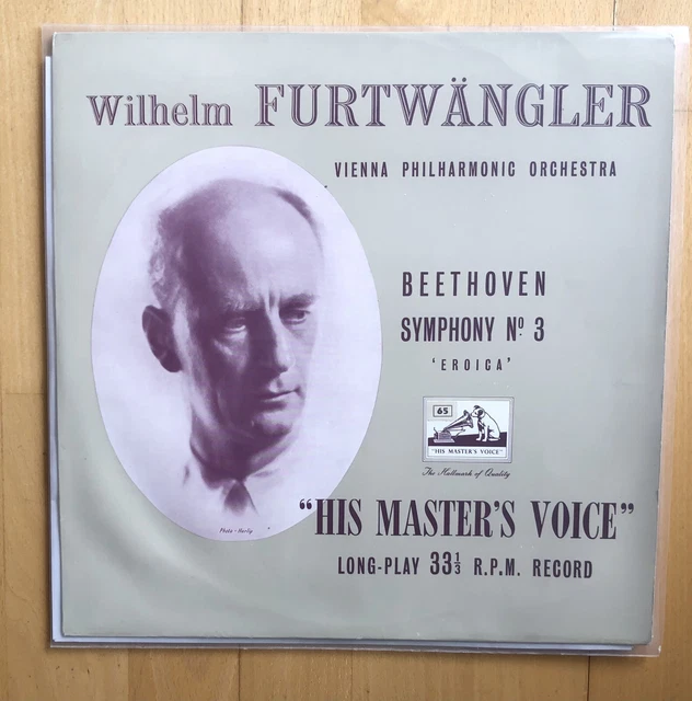 WILHELM FURTWANGLER BEETHOVEN Symphony No 3 LP HMV ALP1060 Rare Mint ...