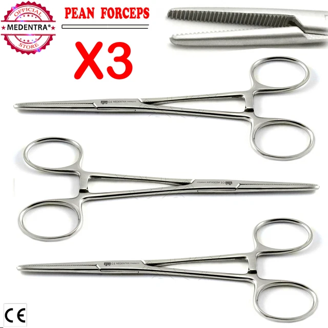 SURGICAL HEMOSTAT PEAN Forceps Hemostatic Artery Clamps Straight And ...