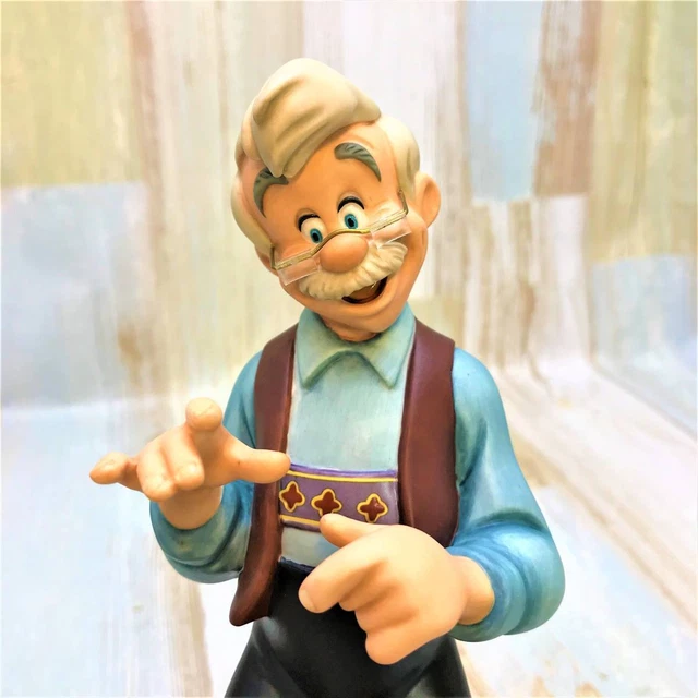 WDCC PINOCCHIO GOOD-BYE Son Geppetto Grandpa Figure Disney Tdl Ceramic ...