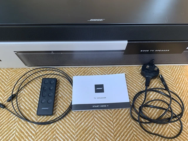 BOSE TV SPEAKER Soundbar with Bluetooth, Black, Includes Remote £63.10 ...