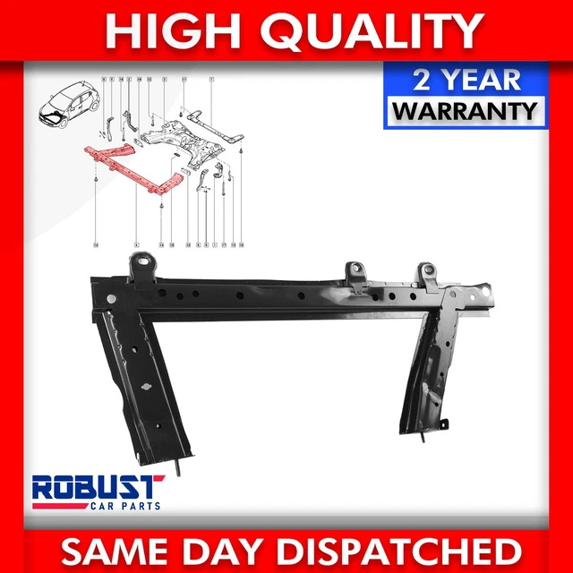 FRONT SUBFRAME CROSSMEMBER Radiator Support Bar For Renault Clio Mk4 ...