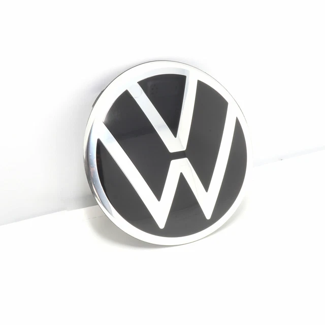 VW UP LOGO Kühlergrill vorn Emblem Zeichen Schwarz Chrom 1S6853601E FOD ...