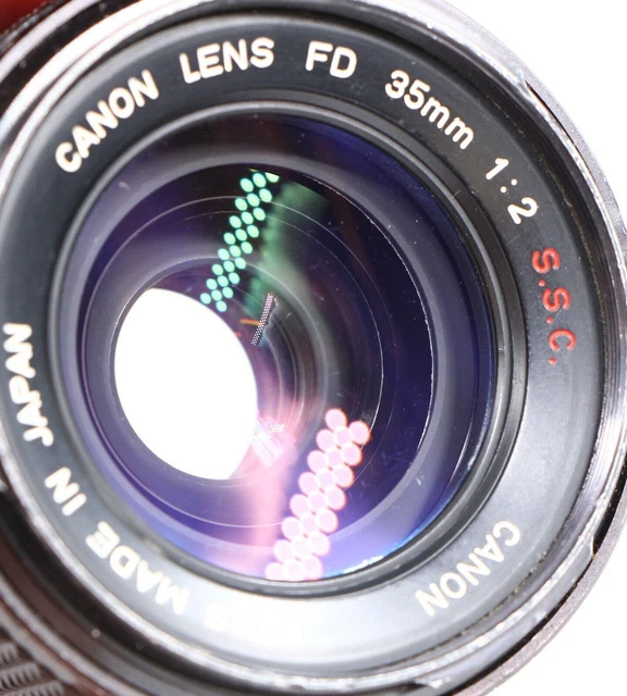 CANON 35/2 35MM F2 Ssc "O" Breech Lock Bl Fd Lentille Concave Gratuit 3 ...