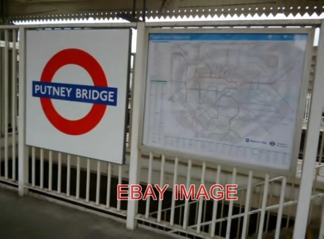 PHOTO MAP And Sign Putney Bridge Underground Station 2013 £2.25 ...