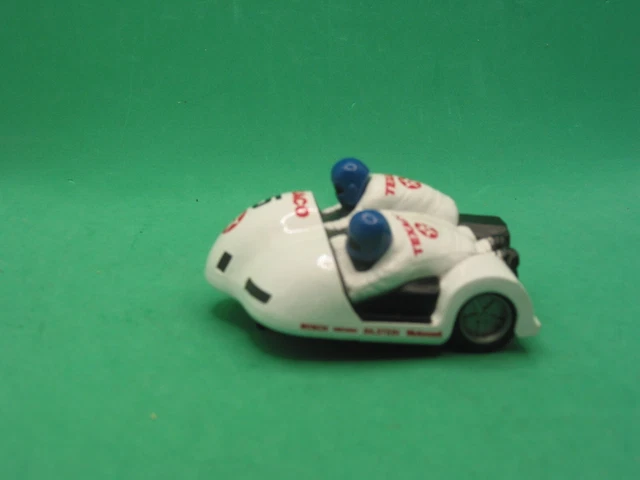 SCALEXTRIC MOTORCYCLE AND Side Car Texaco #5 Pre Owned Very Good ...