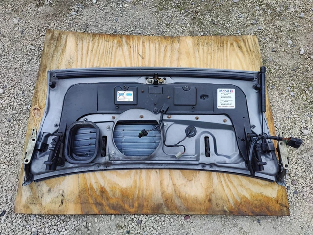 PORSCHE 996 TARGA Rear Engine Deck Lid Complete Rear Spoiler Boot Lid ...