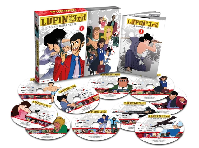 LUPIN III LA Seconda Serie Vol. 2 (Box 10 Dv) (DVD) EUR 27,59 - PicClick IT