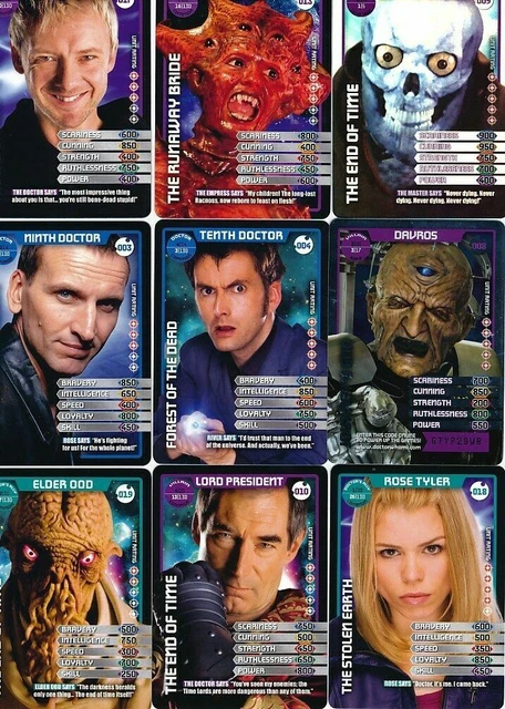 DOCTOR WHO MONSTER Invasion Assorted Common Cards Sci-Fi BBC Dr Who ...