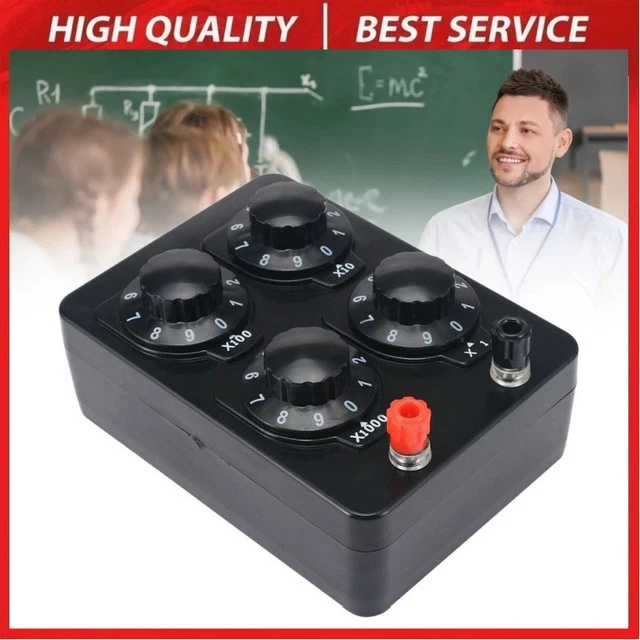 0-9999.9 OHM VARIABLE Resistance Box Decade Resistor Physical School ...