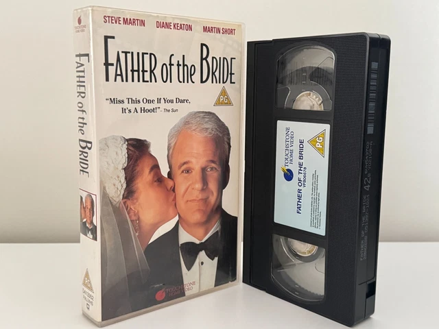 FATHER OF THE Bride - Steve Martin, Diane Keaton - PAL VHS Video Tape ...