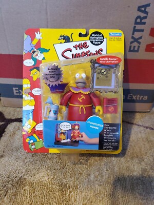 THE SIMPSONS PLAYMATES WOS INTERACTIVE STONECUTTER HOMER FIGURE ...