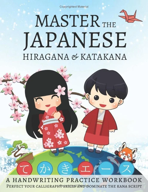 MASTER THE JAPANESE Hiragana and Katakana, A Handwriting Practice ...