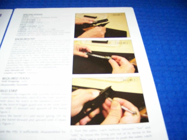 MAUSER HSC & Ruger P345..Disassembly & Exploded View/Legend (167Dd) £10 ...