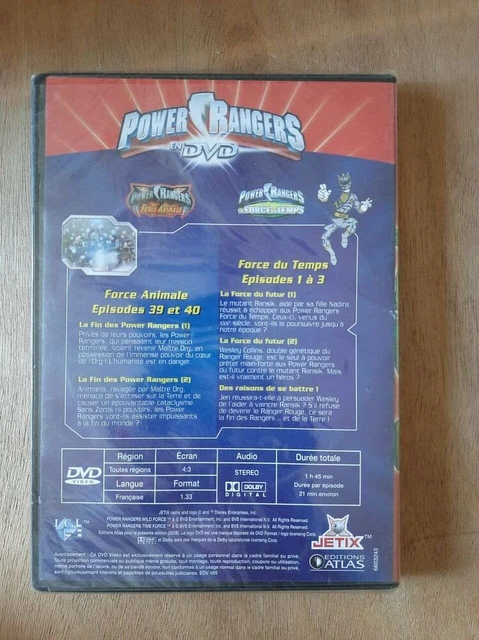 POWER RANGERS EN DVD : Force animale épisodes 39 et 40 Force du temps ...