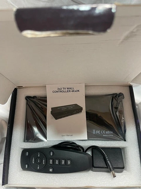 YOTOCAP 2X2 TV Wall Controller UltraHD 4Kx2K 1080P 60Hz Screen Splicing ...