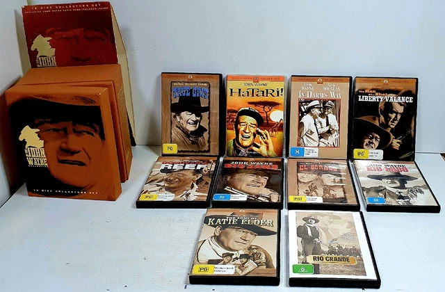 THE LEGENDARY JOHN Wayne Westerns - 10 Disc DVD Collection Box Set - As ...