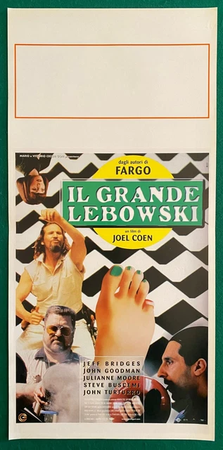 LOCANDINA ORIGINALE IL Grande Lebowski The Big Coen Bridges Goodman ...