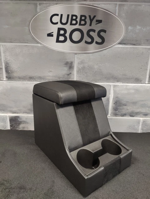 LAND ROVER DEFENDER 90/110 Cubby Box, Centro in camoscio nero e ...