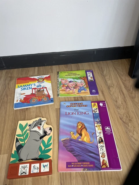 GOLDEN SOUND STORY Book Disney The Lion King Vintage 1994, Meeko Book 4 ...