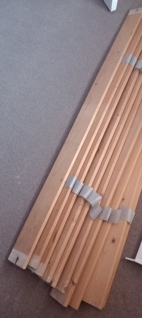 DOUBLE BED PINE Slats X 10 £21.52 - PicClick UK