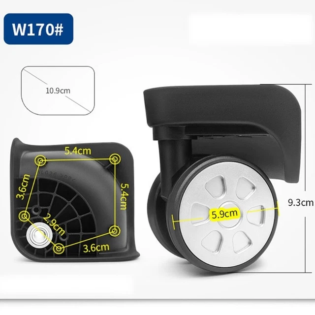 LUGGAGE REPLACEMENT LEFT Right Swivel Wheel Trolley Case Luggage Wheel ...