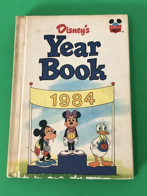 DISNEY'S YEAR BOOK 1984 Vintage Grolier Enterprises Robert B. Clarke £4 ...