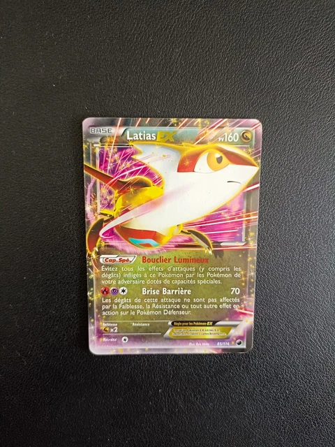 CARTE POKEMON LATIAS EX 85/116 NB Glaciation Plasma FR EUR 16,00 ...