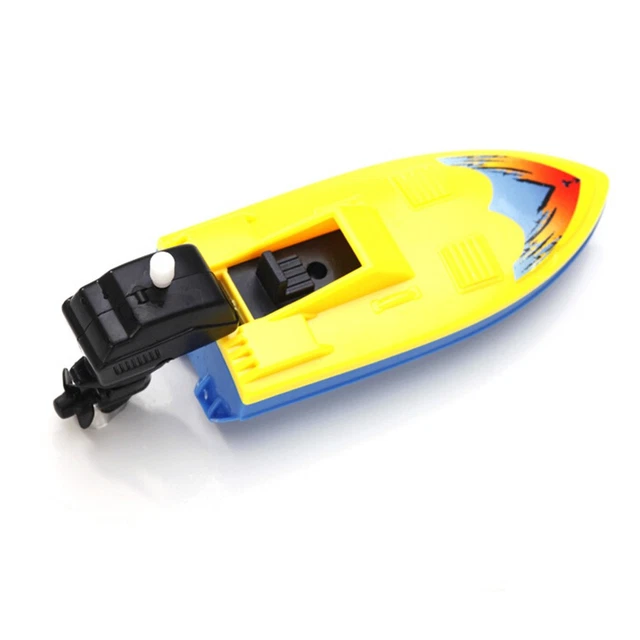 SUMMER OUTDOOR POOL Ship Toy Wind Up Swimming Motorboat Boat Toy For ...